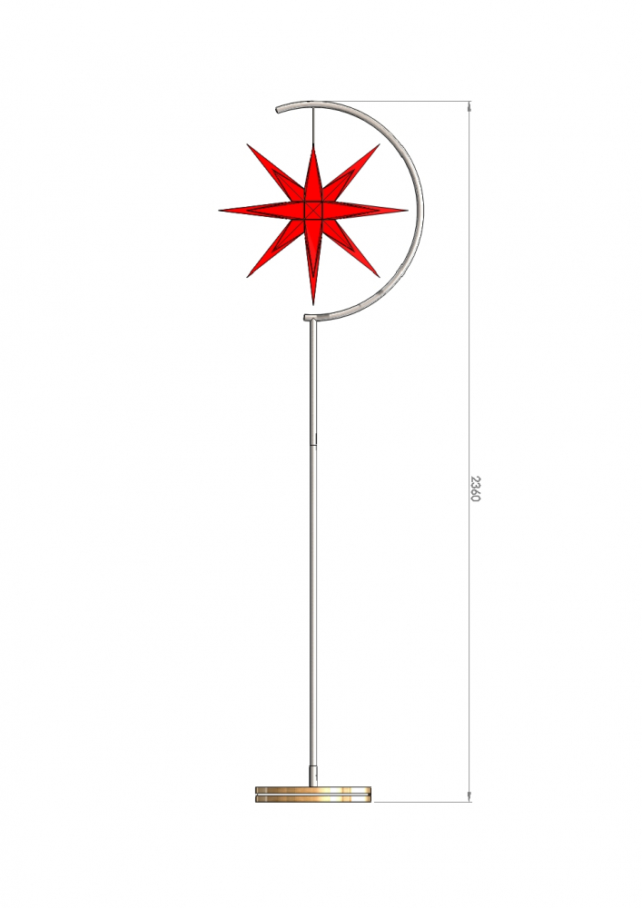 Sternenleuchte . Innenbereich